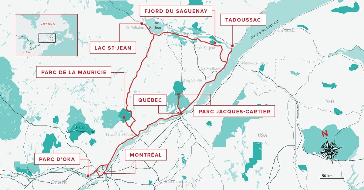 Le meilleur circuit de 15 jours au Québec | Authentik Canada