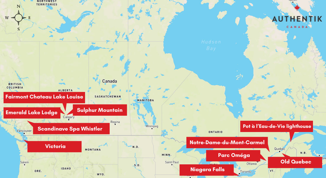 The most romantic places in Canada | Authentik TOP 10
