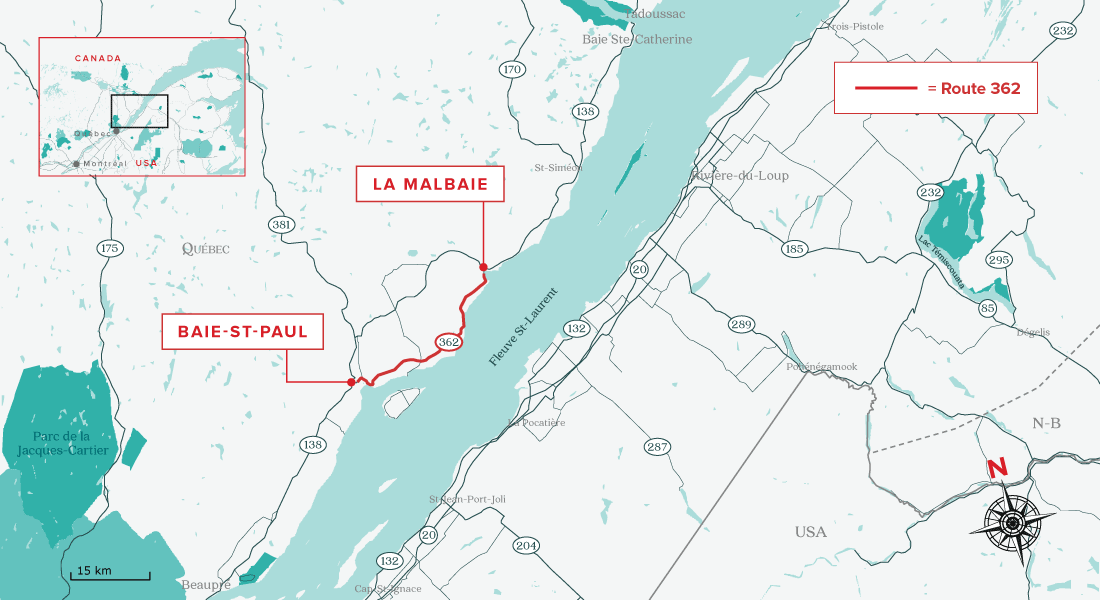 Top 10 des plus belles routes du Québec