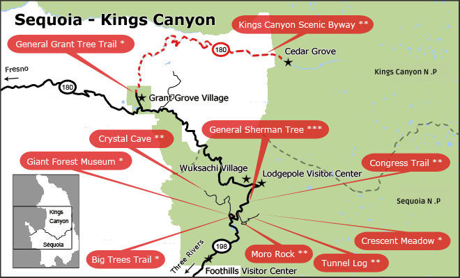 TOP 10 in Sequoia & Kings Canyon National Parks, California | USA